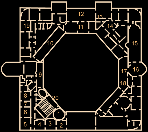 Russian Medieval Castle Floor Plan